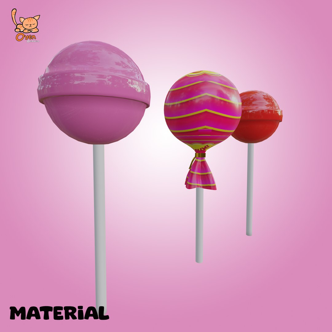 3D Chupa Chups Lolipop 01 - TurboSquid 2245818