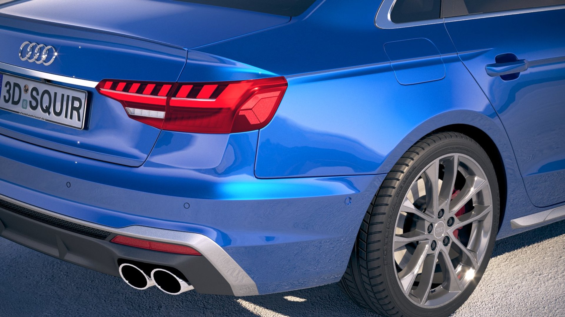 Audi S4 Sedan 3D Model - TurboSquid 1418296