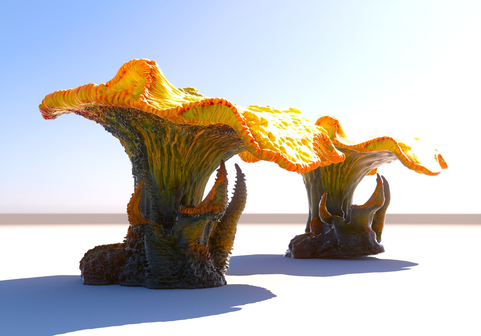 Mega Alien Fungus 3D Model - TurboSquid 2401952