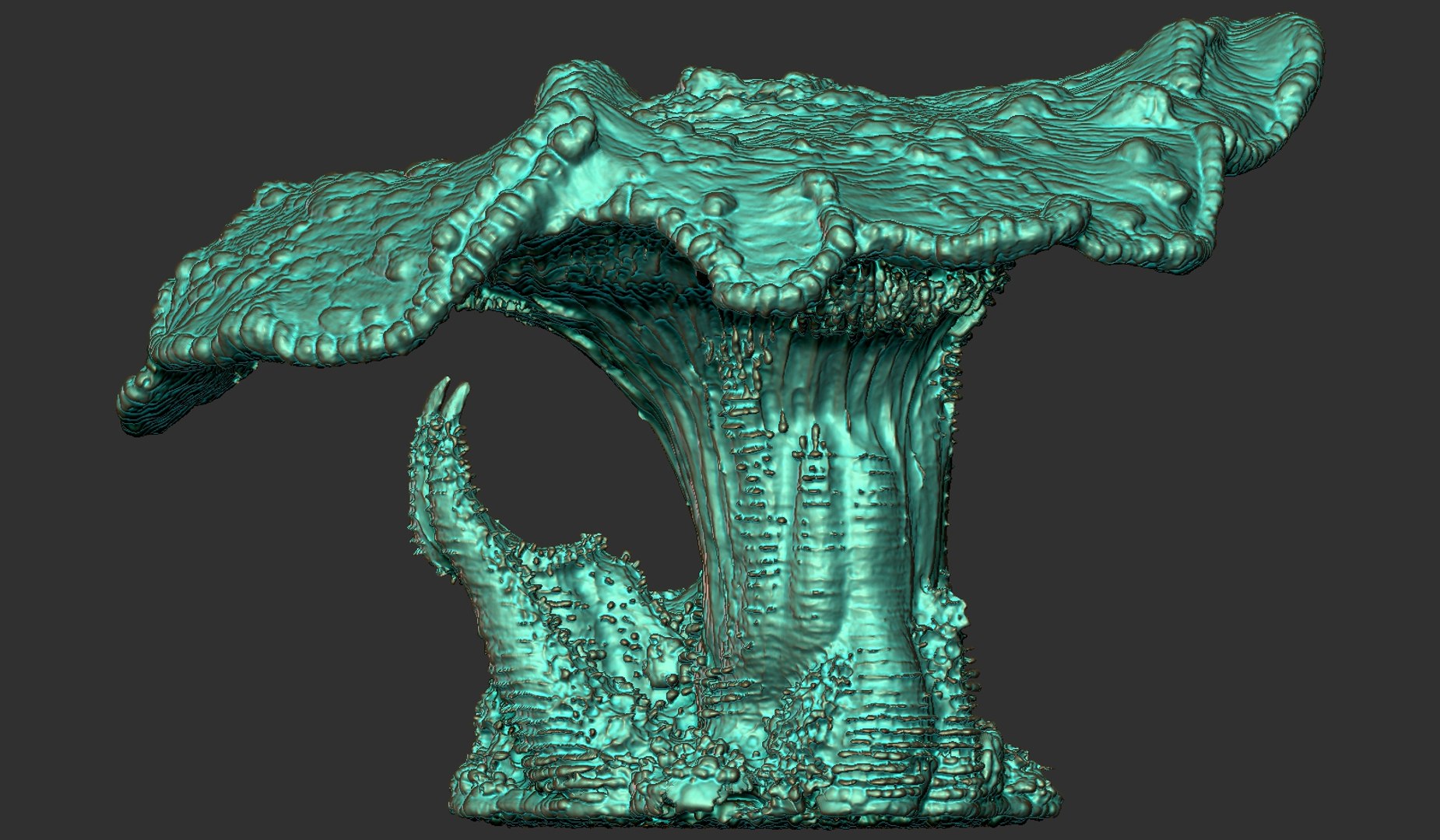 Mega Alien Fungus 3D Model - TurboSquid 2401952