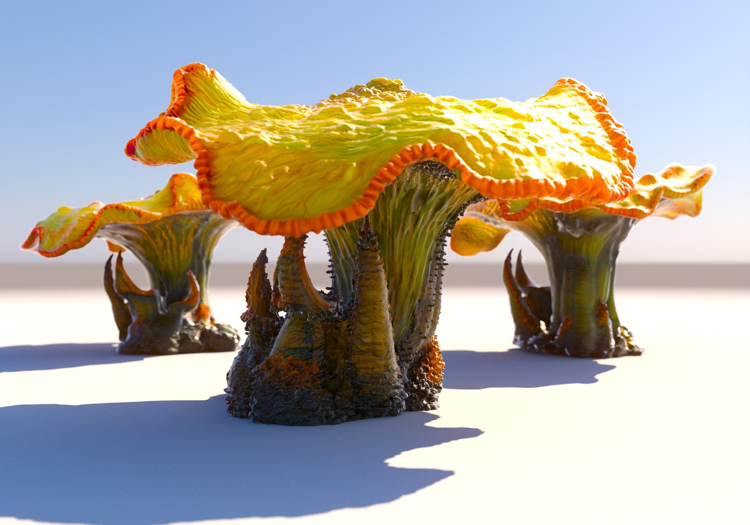 Mega Alien Fungus 3D Model - TurboSquid 2401952