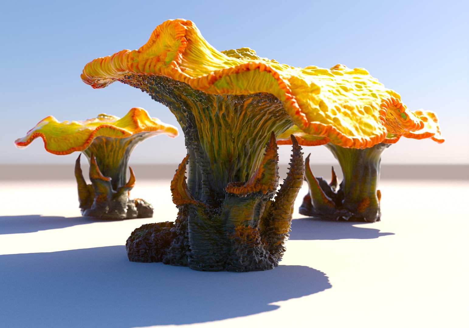 Mega Alien Fungus 3D Model - TurboSquid 2401952