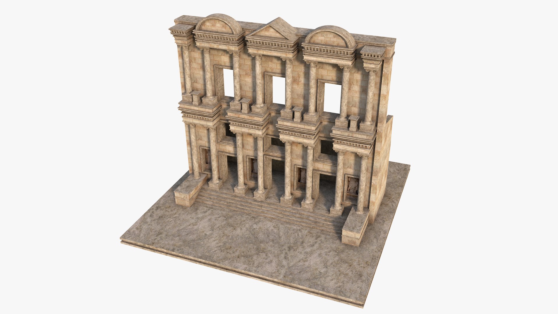 3D Model Library Of Celsus Building - TurboSquid 2203743
