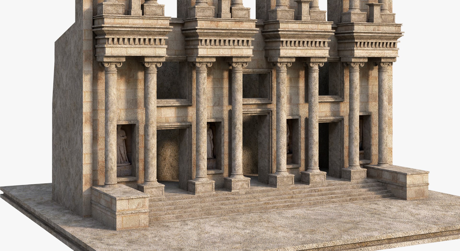 3D Model Library Of Celsus Building - TurboSquid 2203743