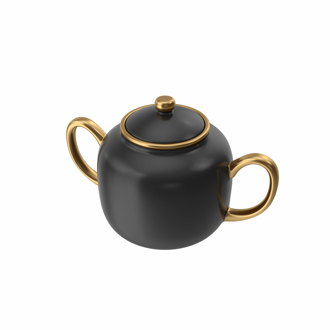 Tea Set Collection 3D Model - TurboSquid 2033863