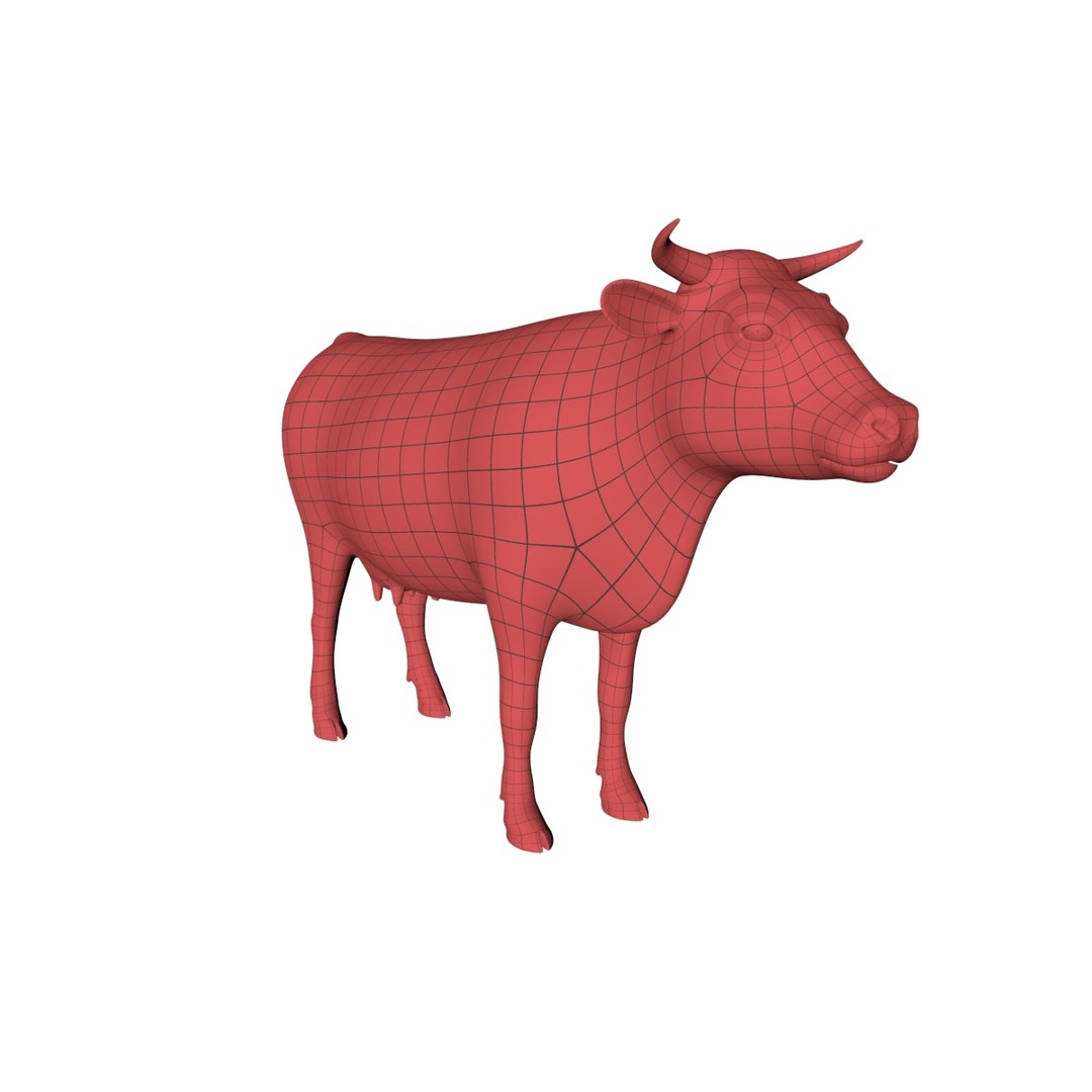 Obj Base Mesh Cow