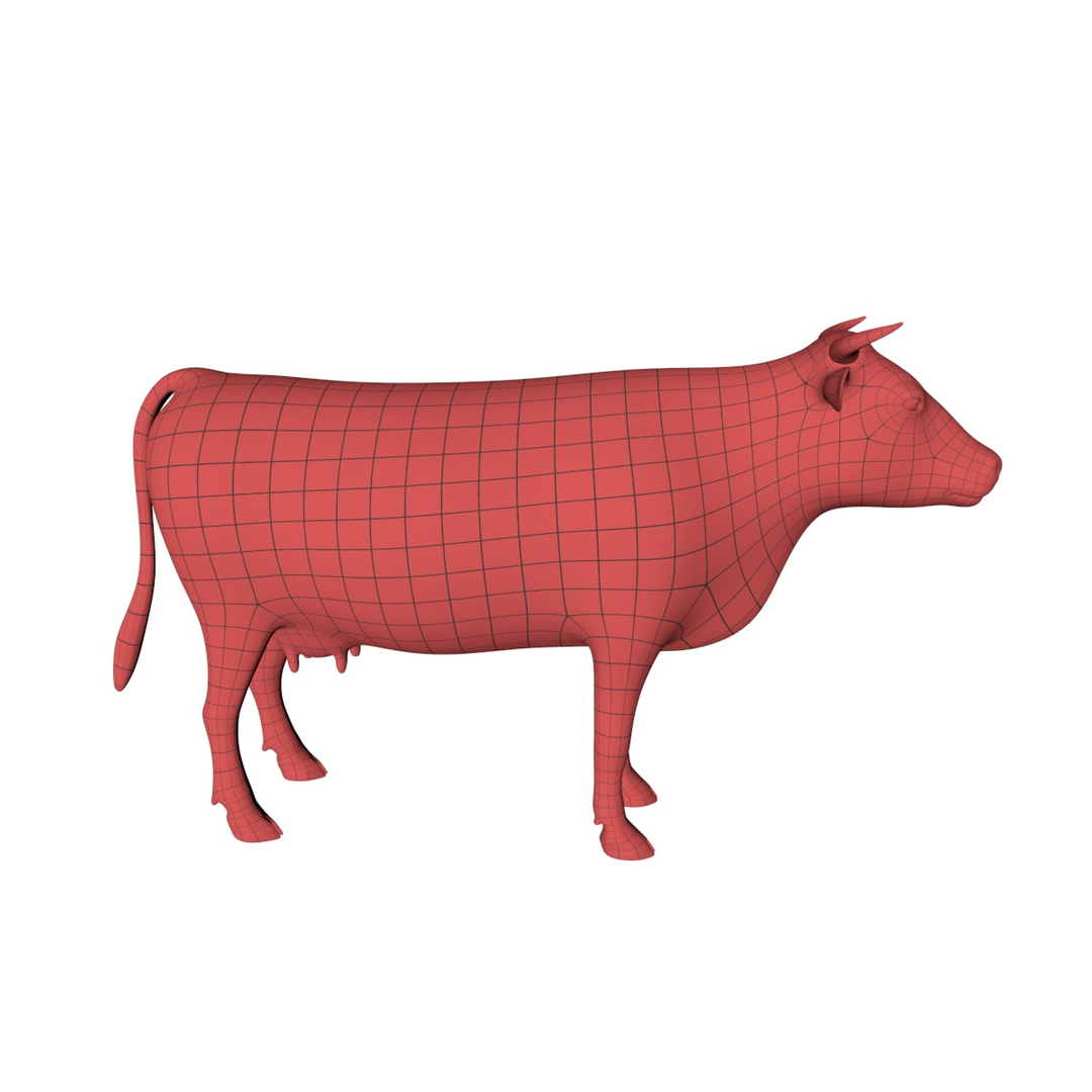 Obj Base Mesh Cow