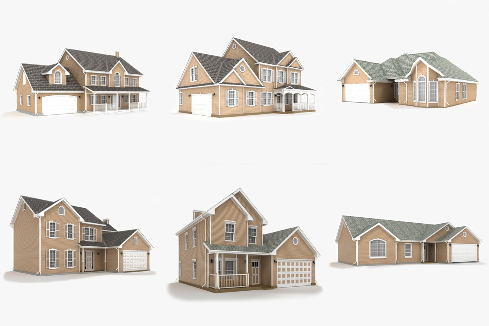 3d hi-poly cottages vol 2