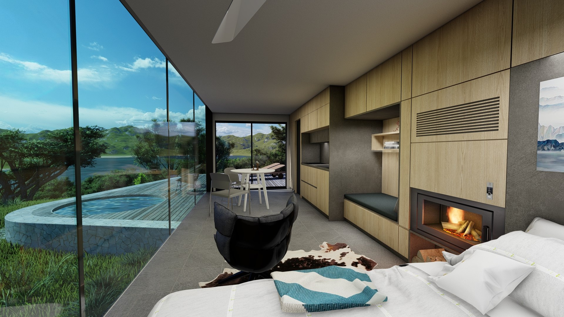 Modern Mobile Home Vacation 3D Model - TurboSquid 1608404