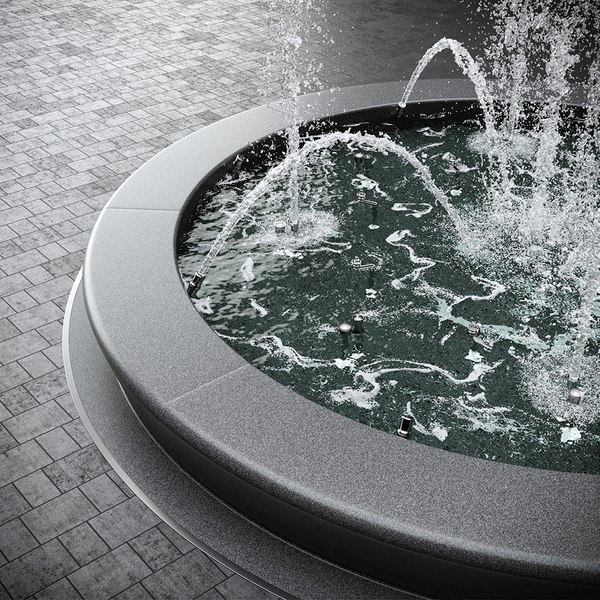 Pool fountain 3D model - TurboSquid 1222736