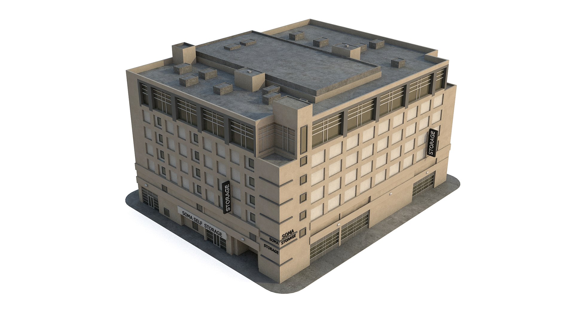 3d C4d Building San Francisco