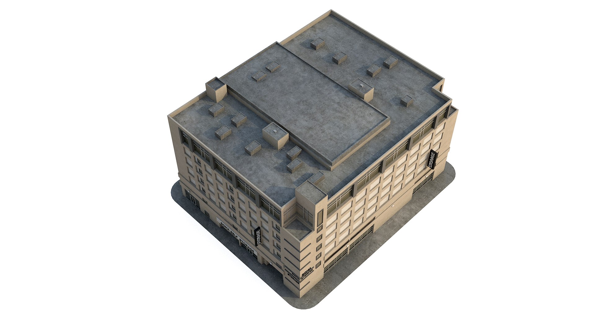 3d C4d Building San Francisco