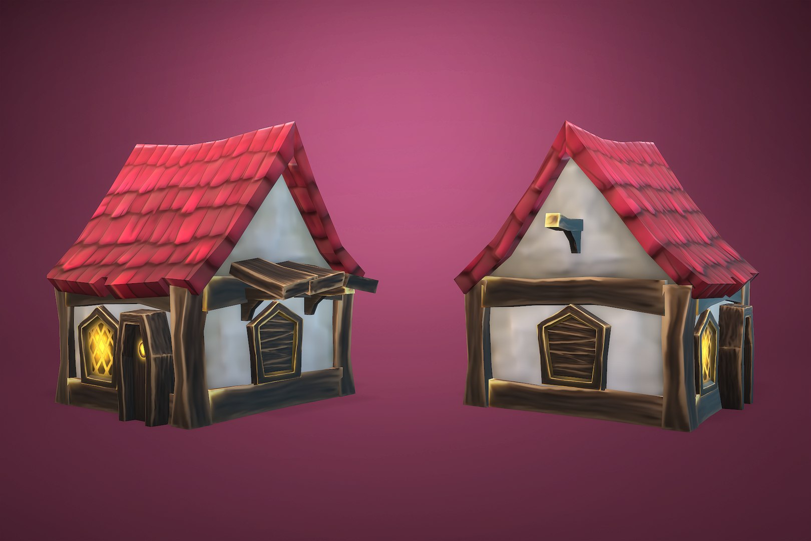 Vampire RTS Fantasy Buildings 3D Model - TurboSquid 1794951