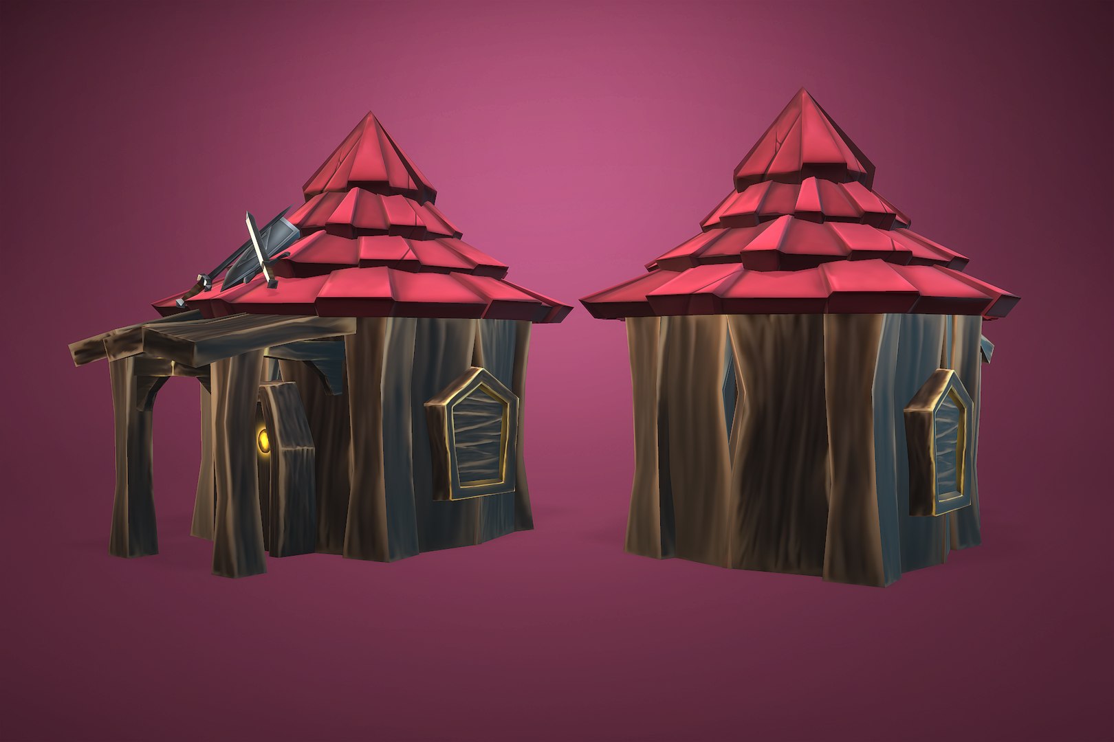 Vampire RTS Fantasy Buildings 3D Model - TurboSquid 1794951