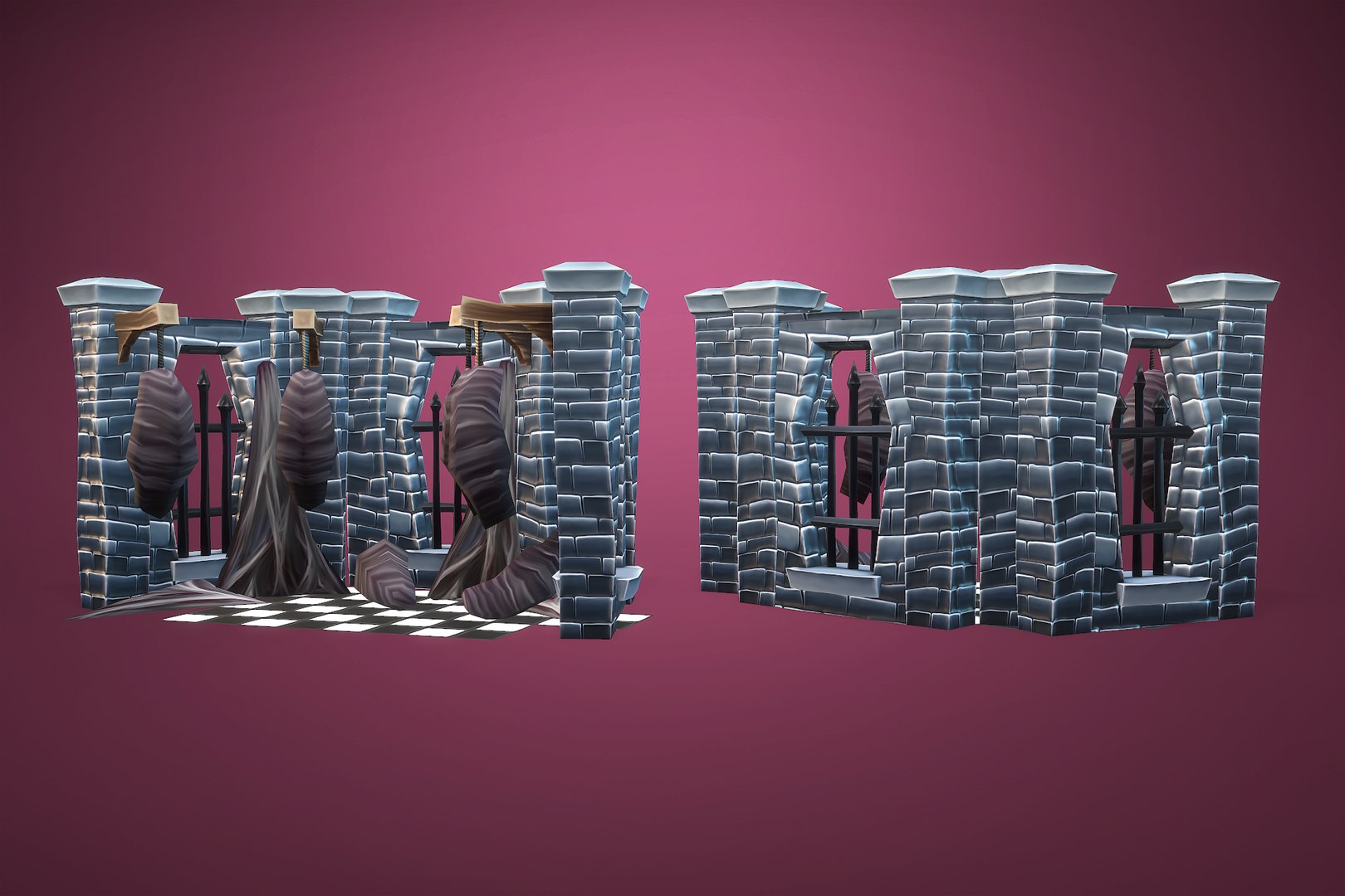 Vampire RTS Fantasy Buildings 3D Model - TurboSquid 1794951