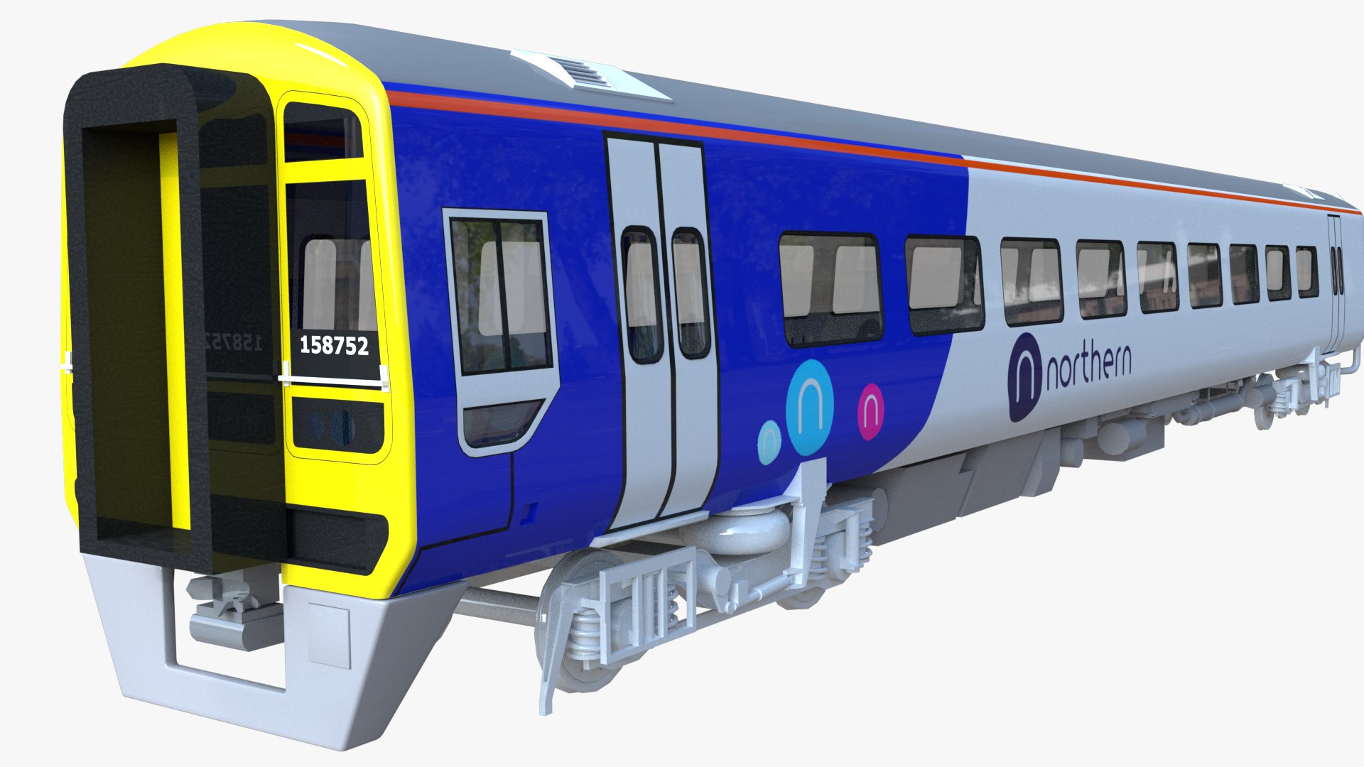 3D British Train Locomotive - TurboSquid 1630203