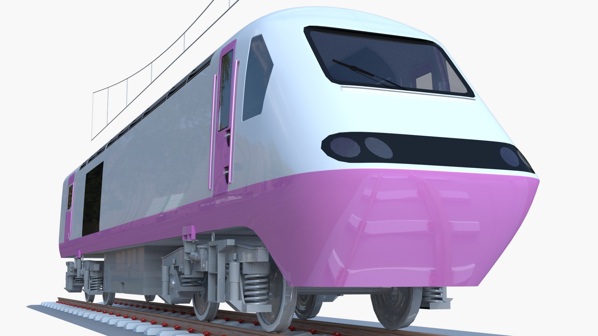 3D british train locomotive - TurboSquid 1630203