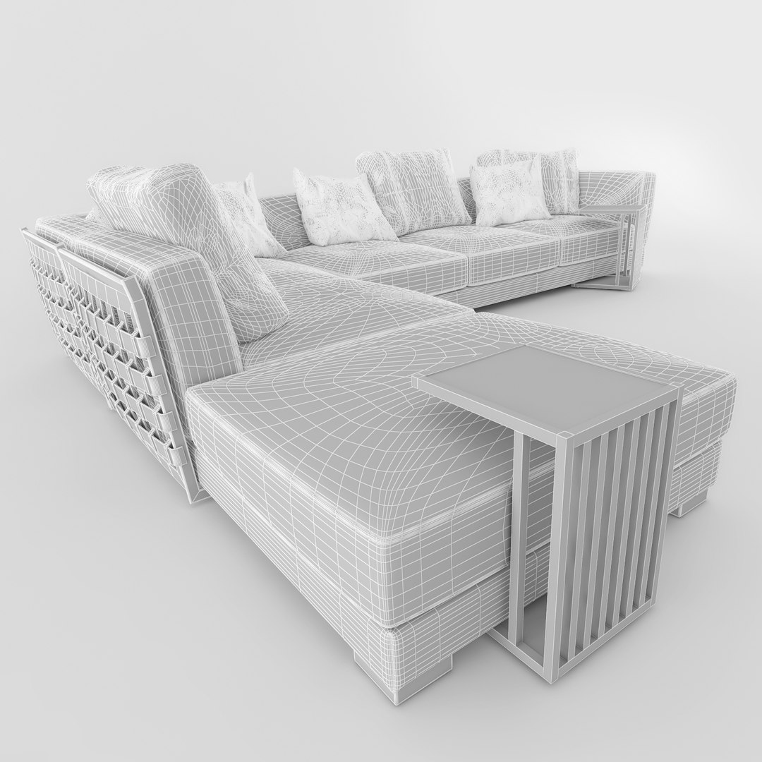 3d Sofa Cestone Flexform