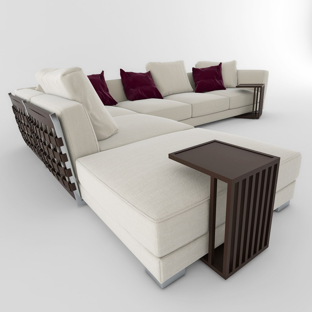 3d Sofa Cestone Flexform