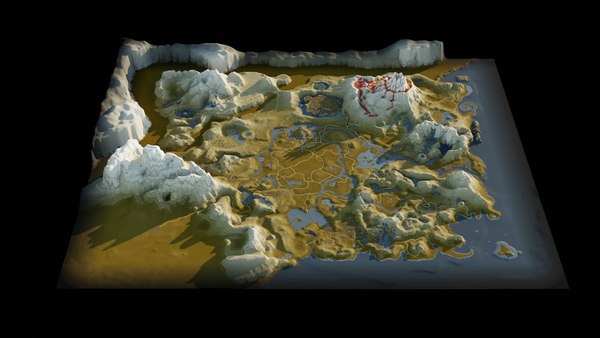 The Legend of Zelda Breath of the Wild World Map3D模型 - TurboSquid 2043987