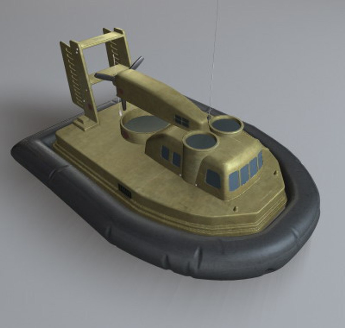 Sk5 Hovercraft 3d Model