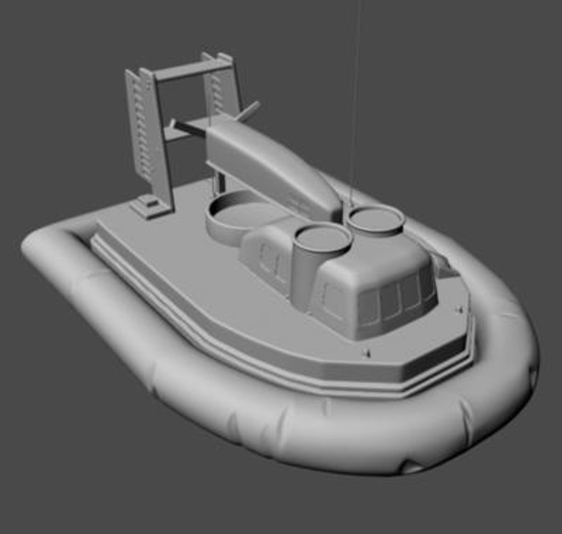 Sk5 Hovercraft 3d Model