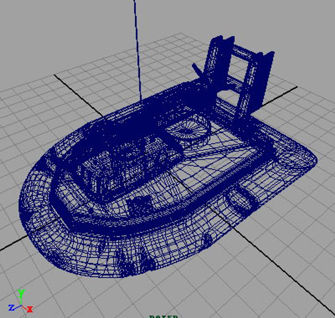 Sk5 Hovercraft 3d Model
