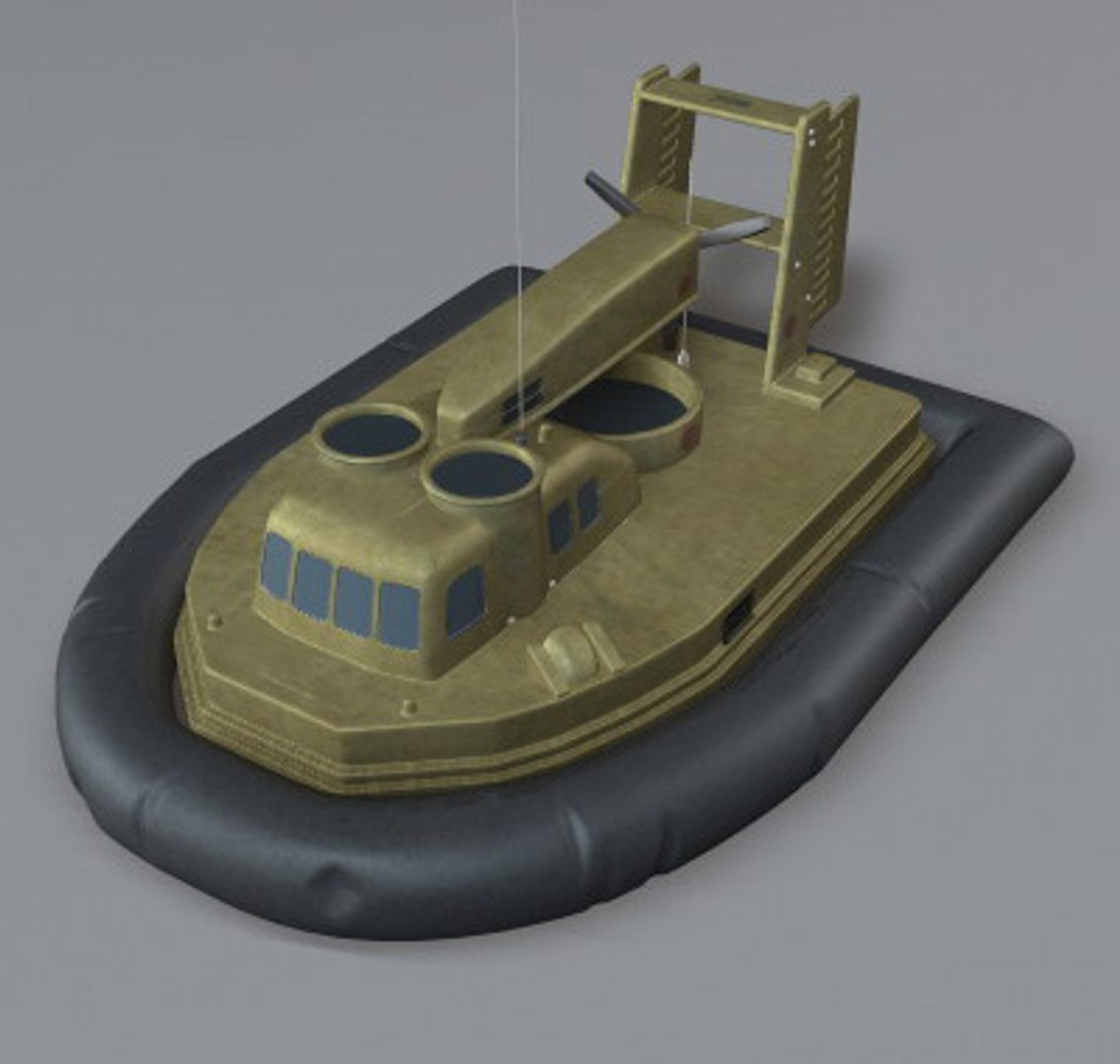 Sk5 Hovercraft 3d Model