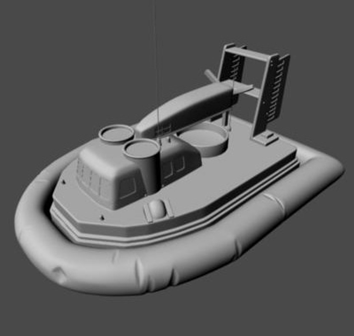 Sk5 Hovercraft 3d Model