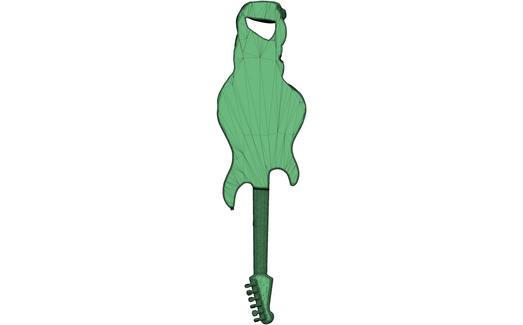 3D Model Music Guitar Snake - TurboSquid 1727574