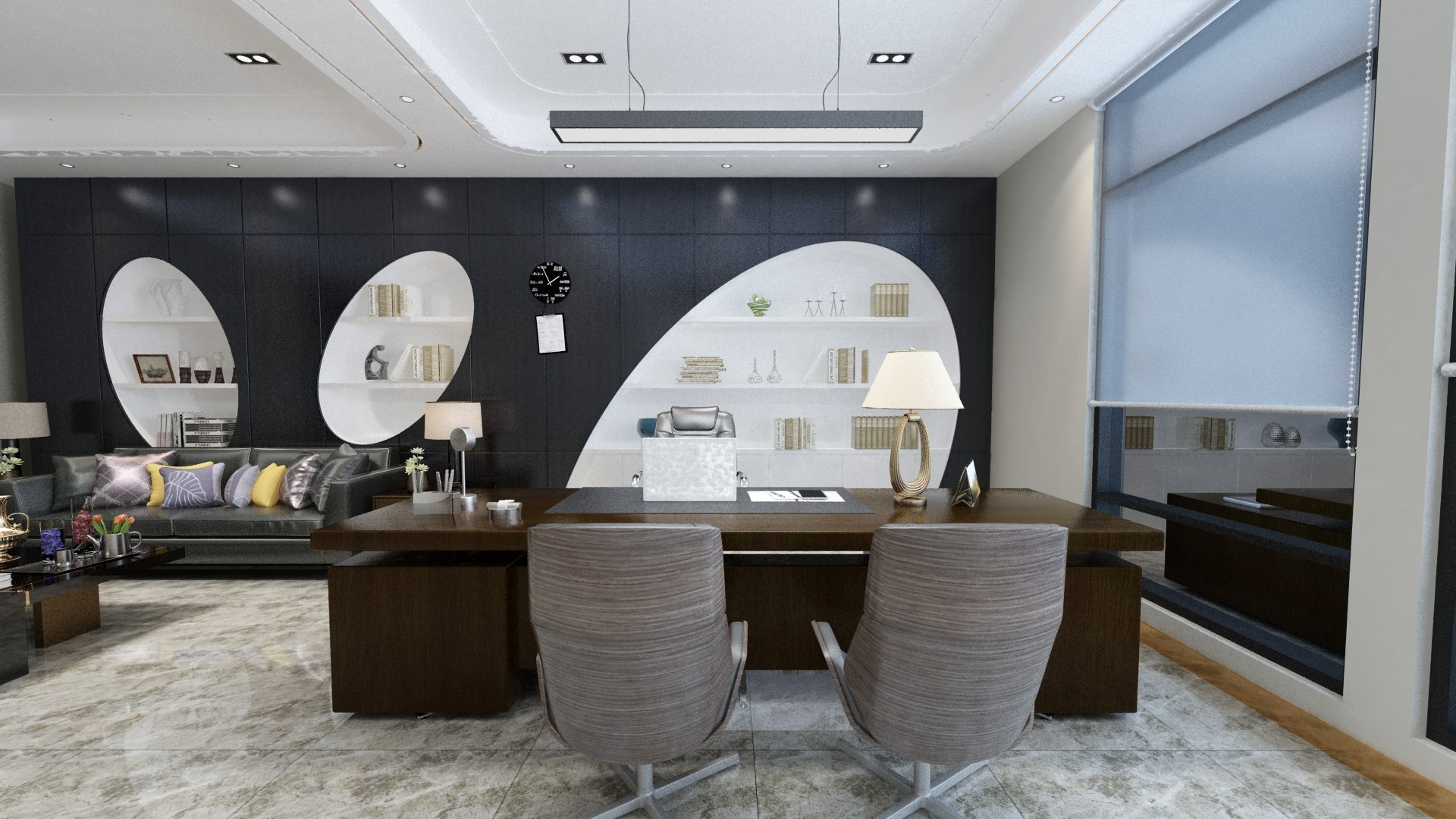 Office Manager Room 3D - TurboSquid 1657549