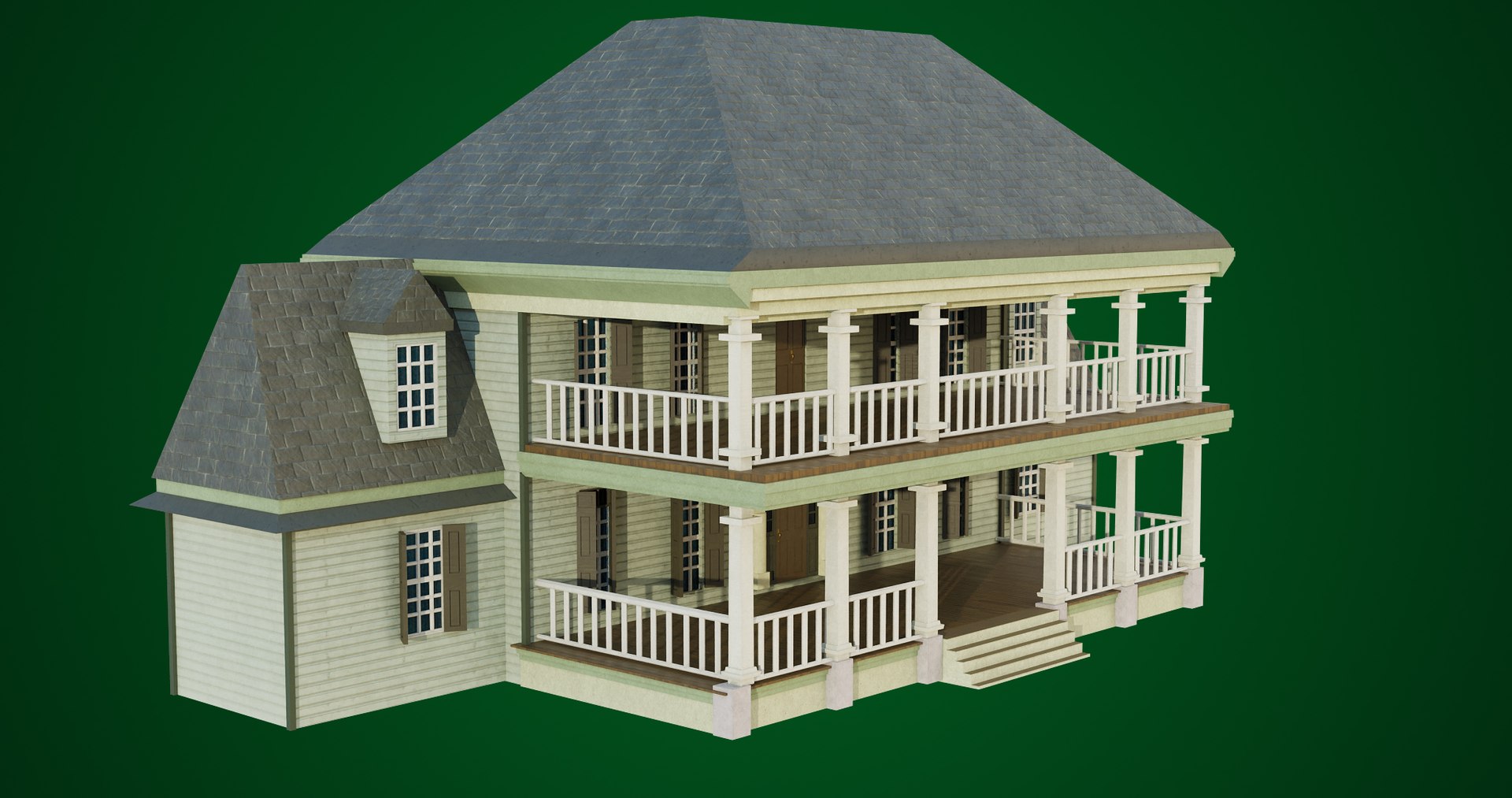 3D model House06 All PBR Unity UE Textures Included - TurboSquid 1981076