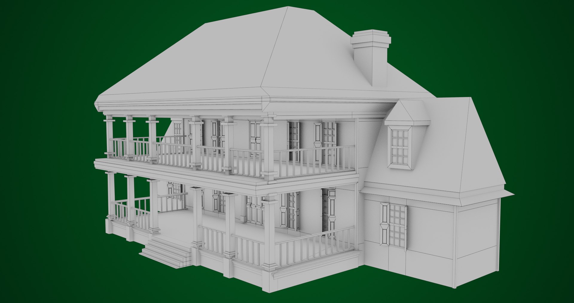 3D model House06 All PBR Unity UE Textures Included - TurboSquid 1981076