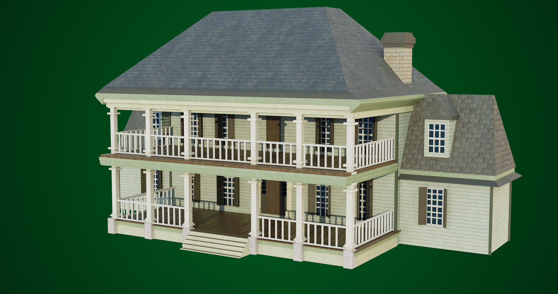 3D model House06 All PBR Unity UE Textures Included - TurboSquid 1981076