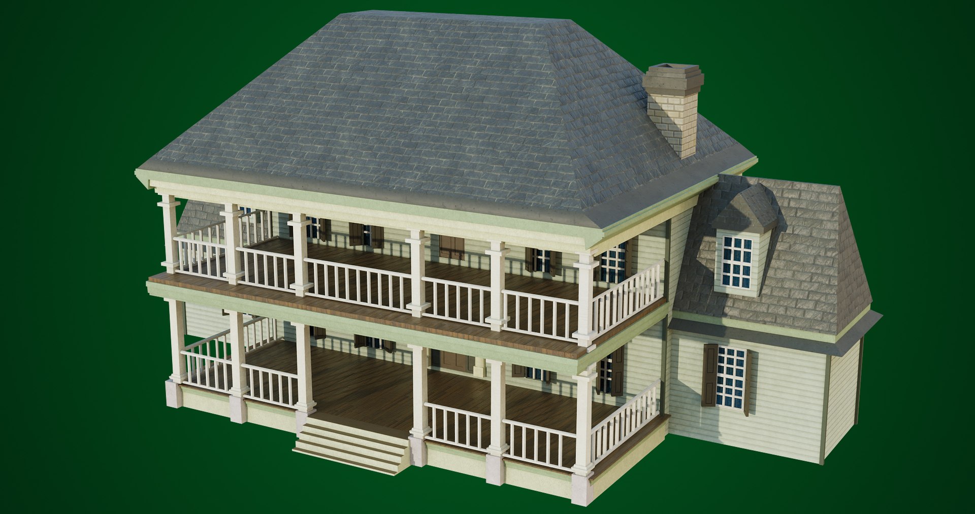 3D model House06 All PBR Unity UE Textures Included - TurboSquid 1981076