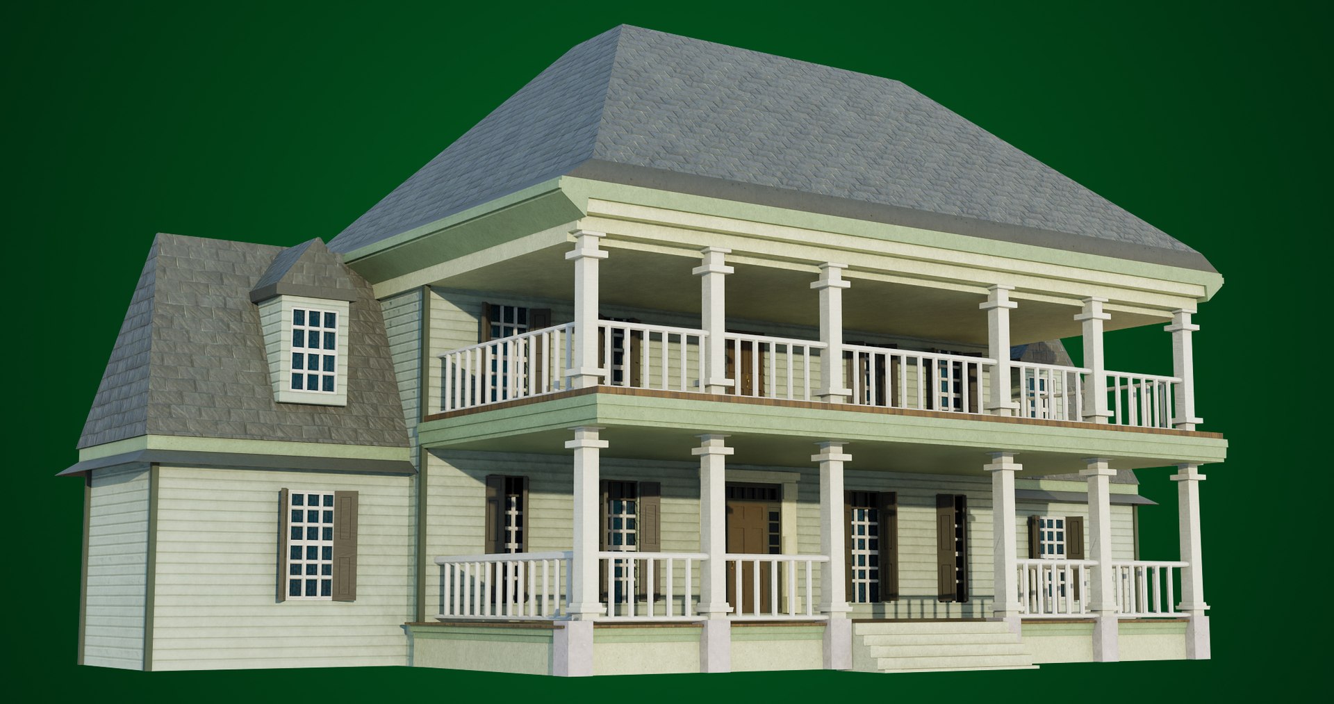 3D model House06 All PBR Unity UE Textures Included - TurboSquid 1981076