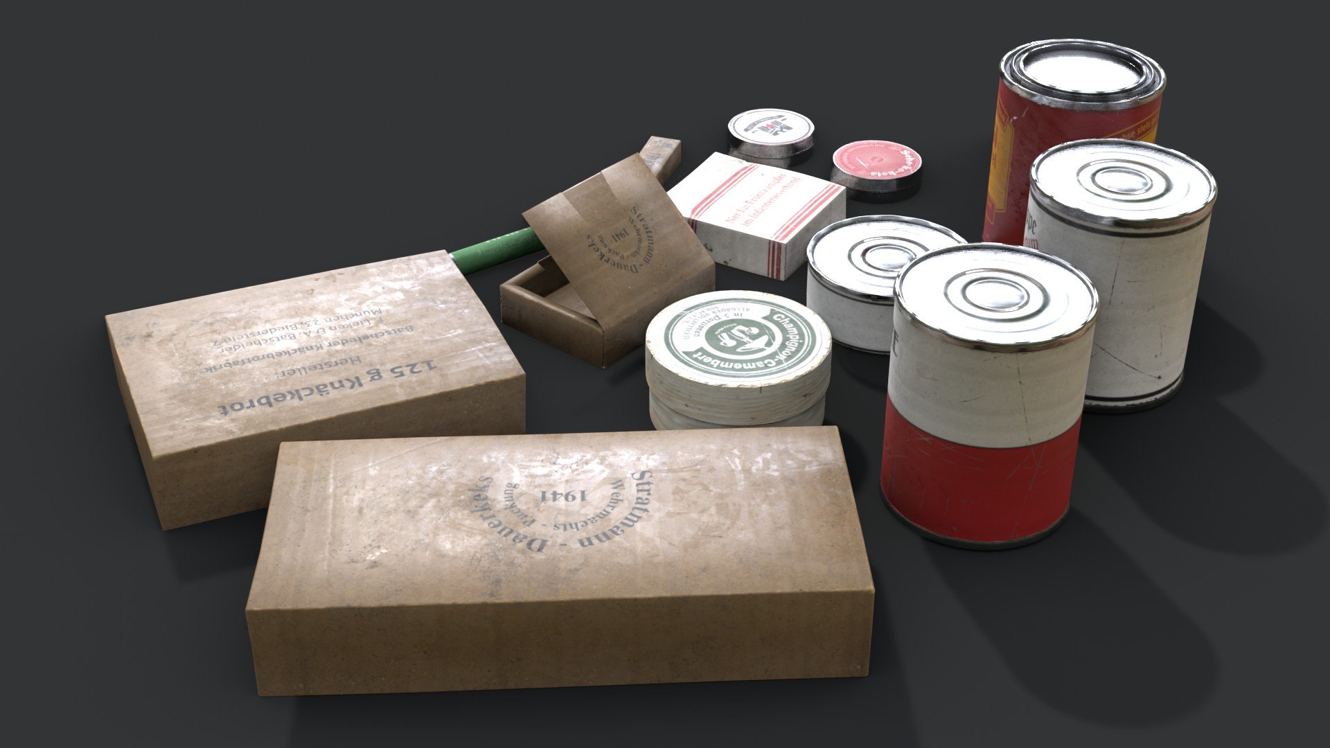 Ration german wwii 3D - TurboSquid 1671207