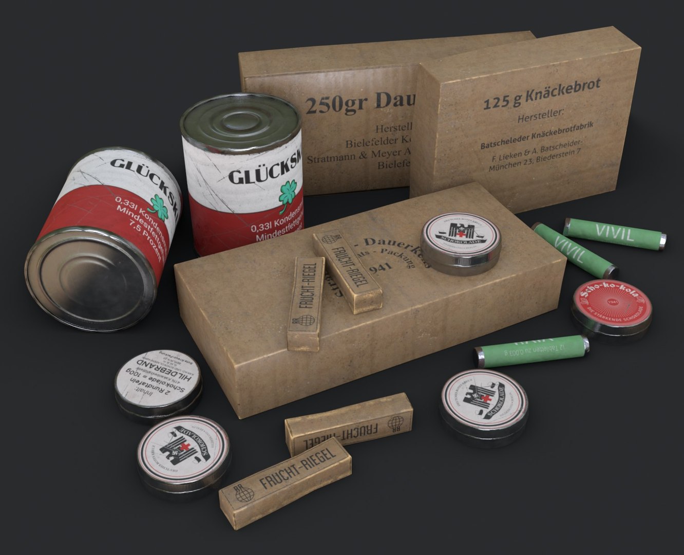 Ration german wwii 3D - TurboSquid 1671207