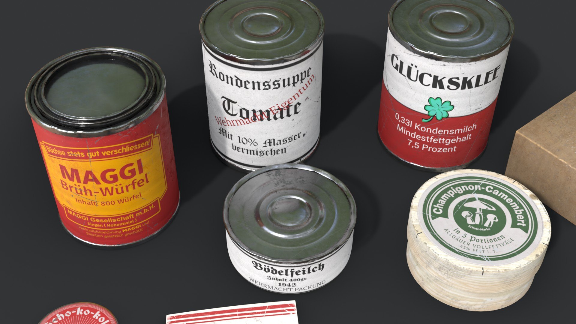 Ration german wwii 3D - TurboSquid 1671207