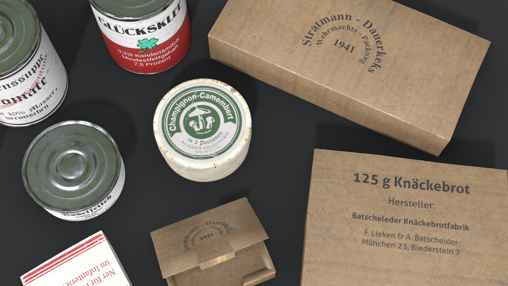 Ration german wwii 3D - TurboSquid 1671207