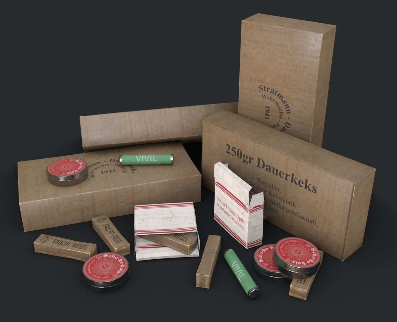Ration german wwii 3D - TurboSquid 1671207