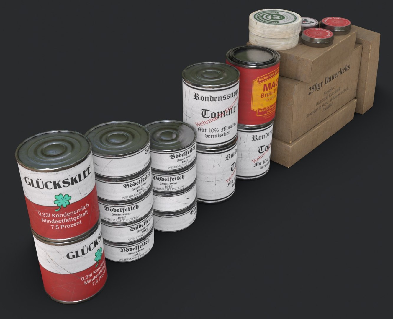 Ration german wwii 3D - TurboSquid 1671207