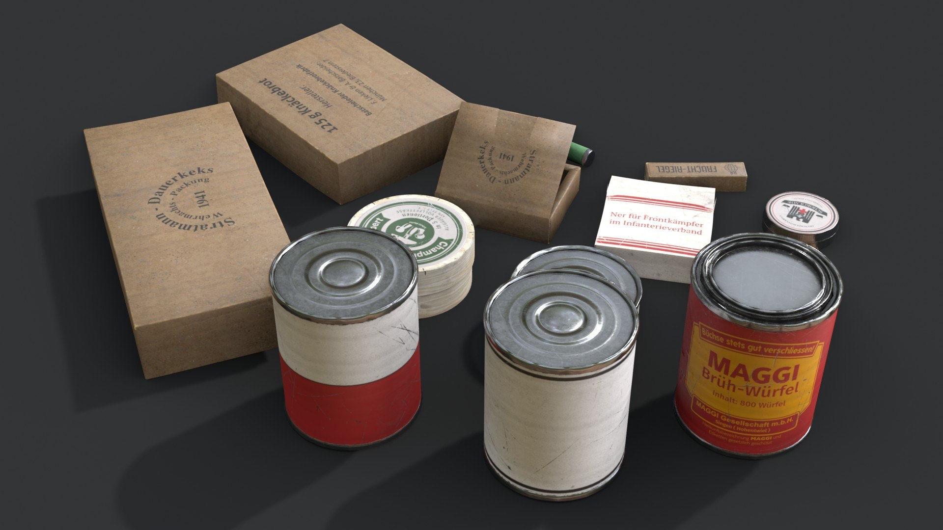Ration german wwii 3D - TurboSquid 1671207