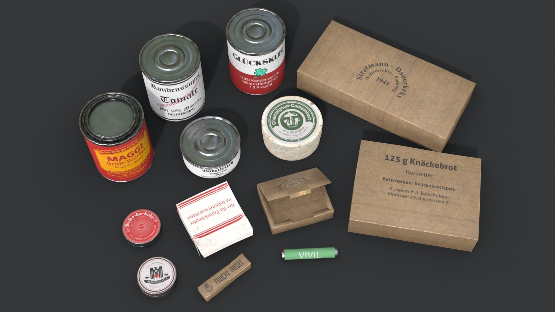 Ration german wwii 3D - TurboSquid 1671207