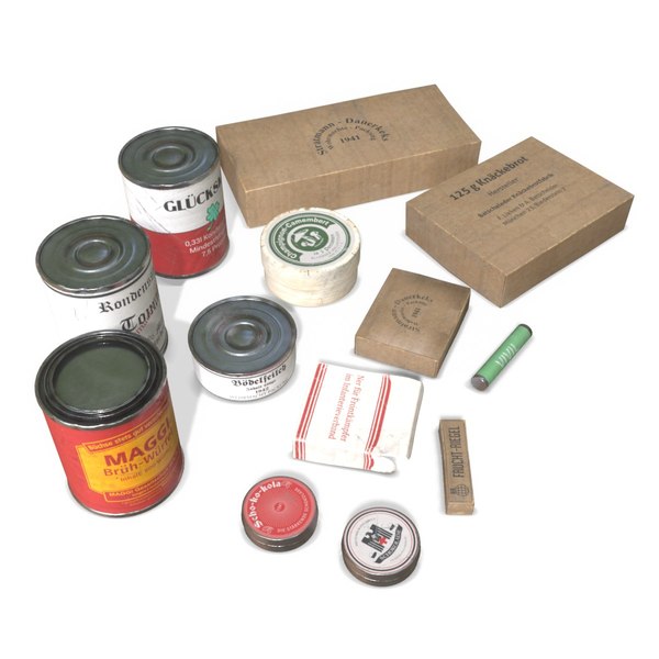 Ration german wwii 3D - TurboSquid 1671207