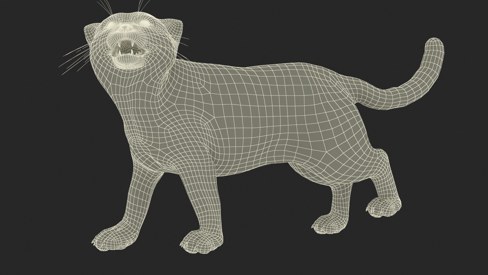 Pallas Cat With Fur Animated 3D Model - TurboSquid 2269803