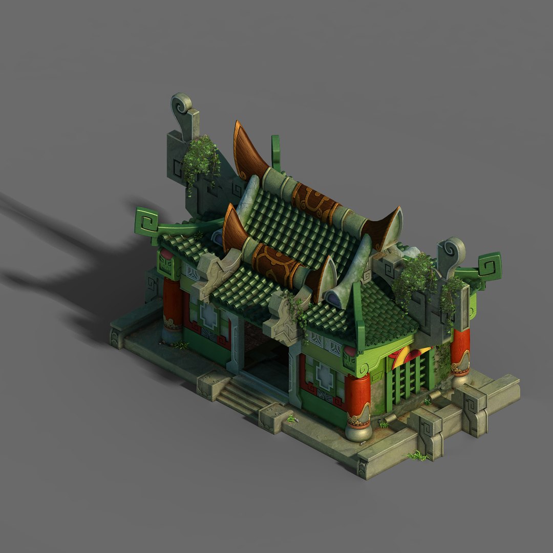 Gang building - intermediate 3D model - TurboSquid 1452392