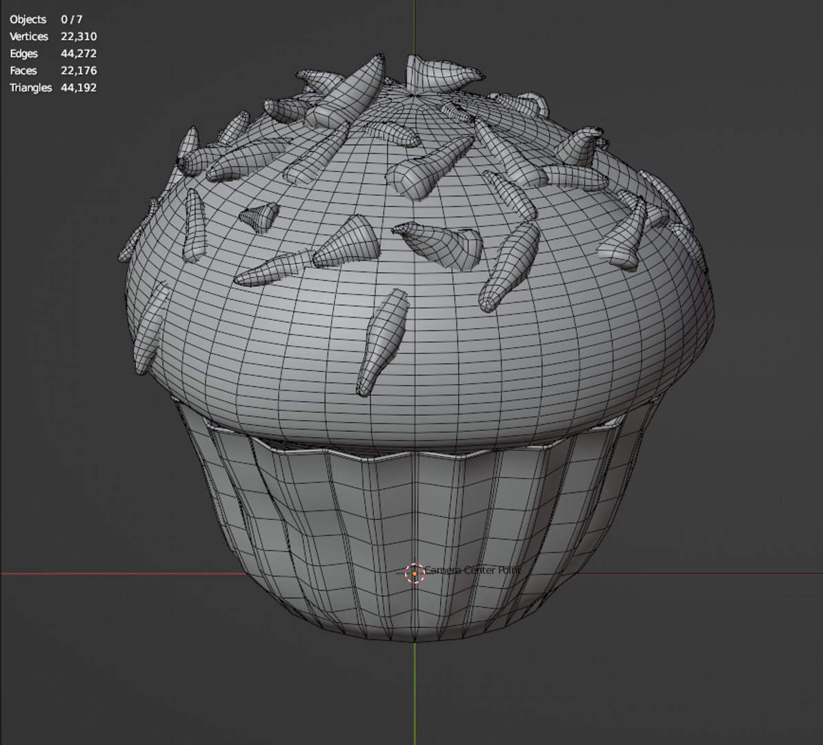 Muffin 3D Model - TurboSquid 2034375