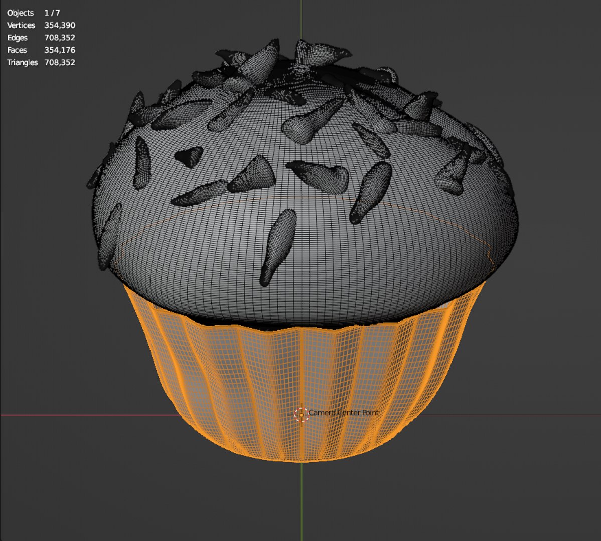 Muffin 3D Model - TurboSquid 2034375
