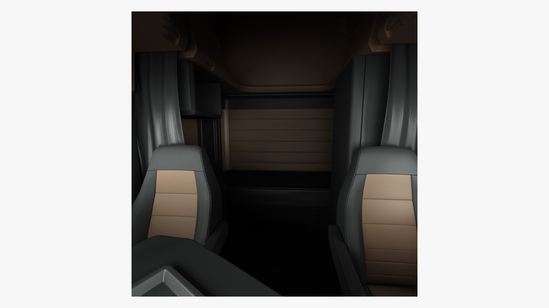 Freightliner Cascadia Sleeper Cab Tractor Truck with HQ interior and ...